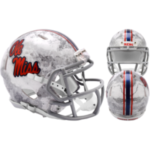 Mississippi (Ole Miss) Rebels NCAA Mini Speed Football Helmet RealTree ...