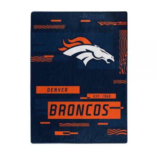 Denver Broncos 60" x 80" Digitize Royal Plush Blanket — Break4Sports ...