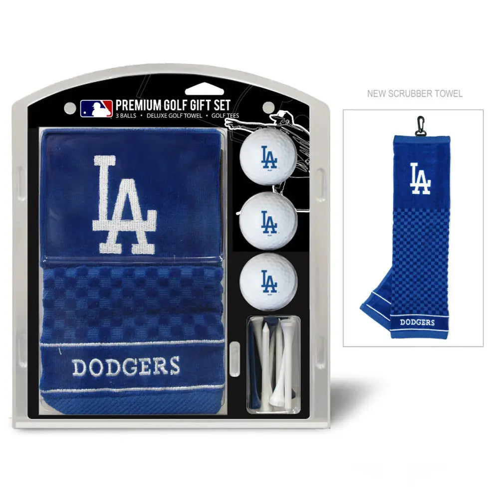 Los Angeles Dodgers Golf Gift Set with Embroidered Towel — Break4Sports ...